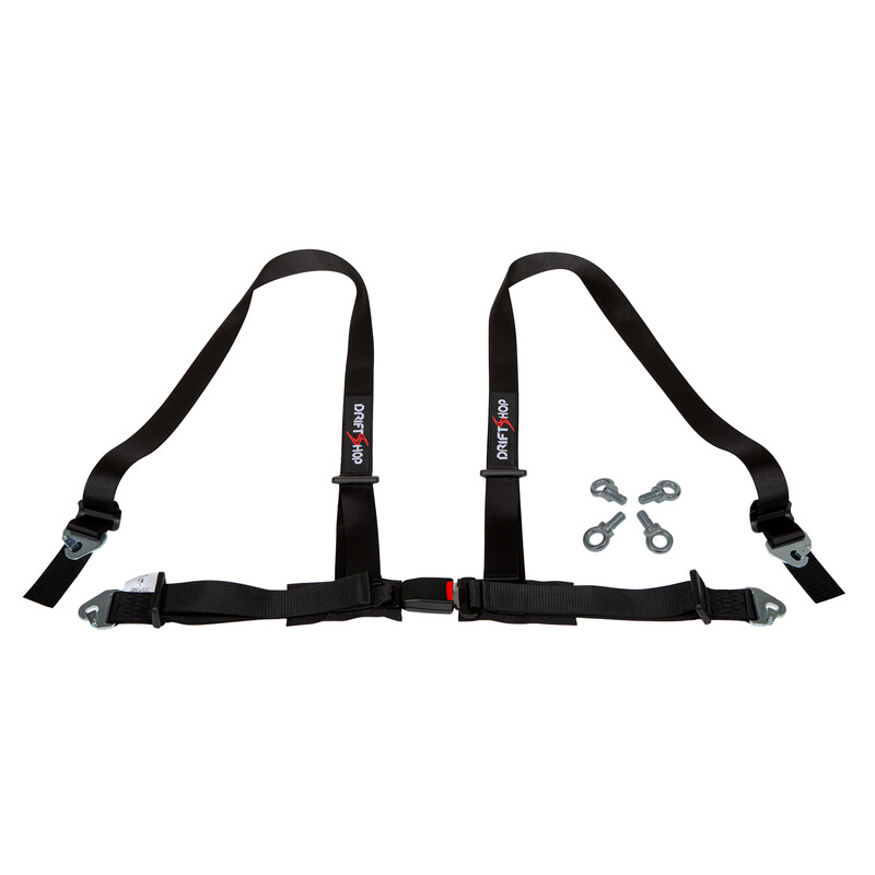 DriftShop 4 Point Harness 2" - Black - Road Approved | Available at ...