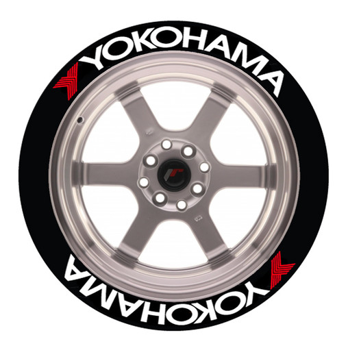 Yokohama Tire Stickers, Permanent - Raised Rubber | Huge Stocks ...